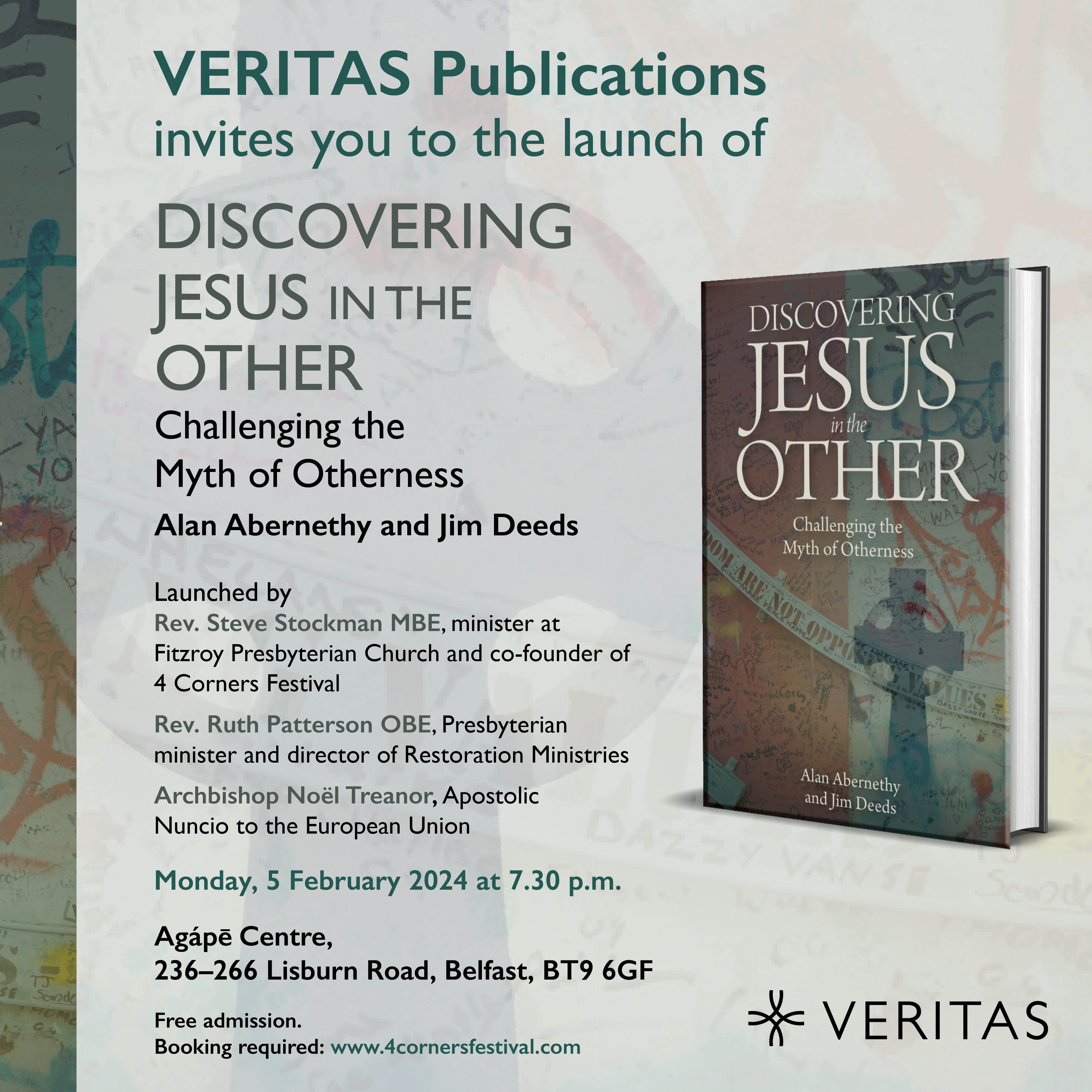 Discovering Jesus in the Other – Book Launch Invitation from Veritas ...